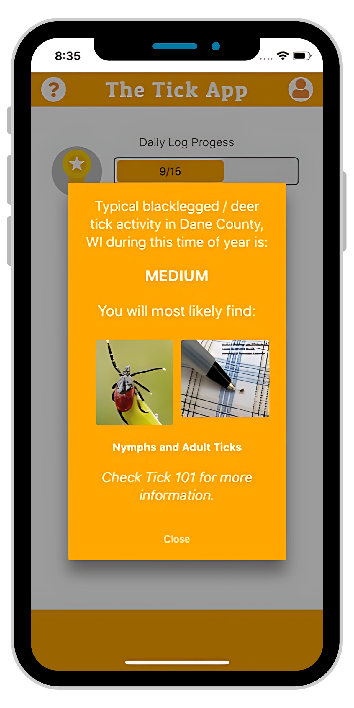 The Tick App – Wisconsin Ticks and Tick-borne Diseases – UW–Madison